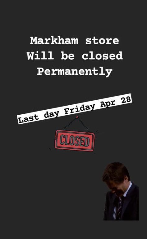 Markham is Closed Forever! — Panda Hobby