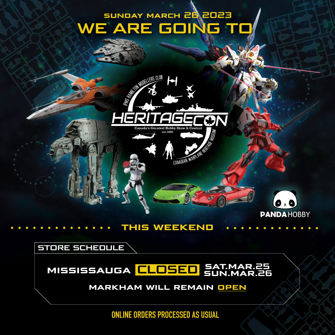 See you all at Heritagecon 2023!!! — Panda Hobby
