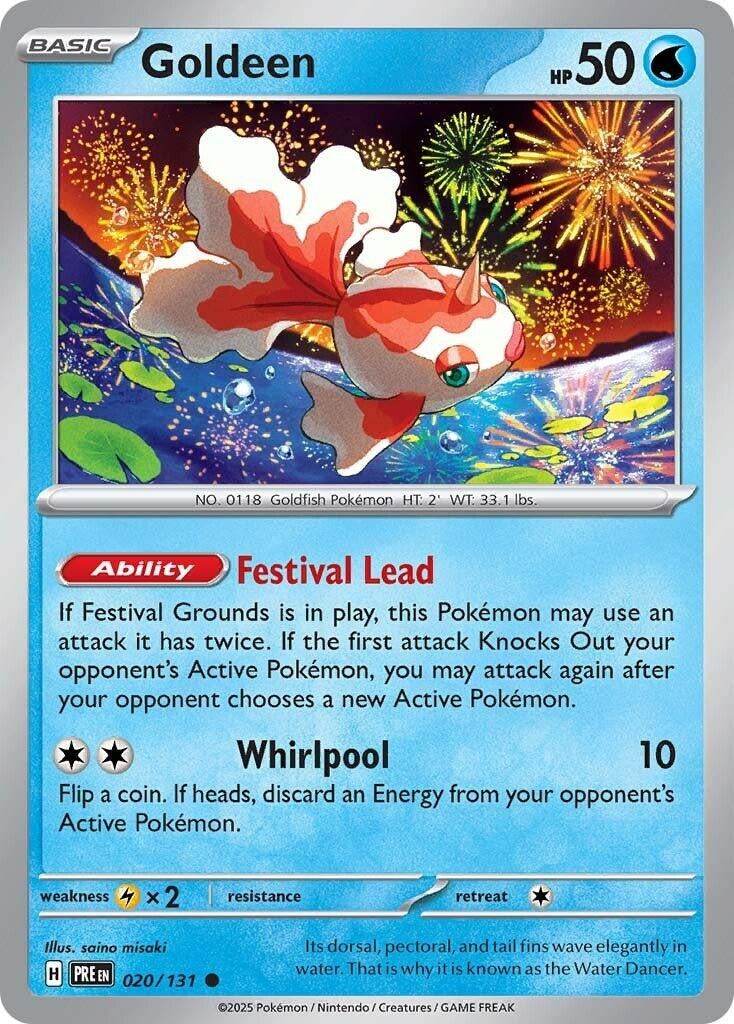 [020/131] Goldeen (SV: Prismatic Evolutions) — Panda Hobby