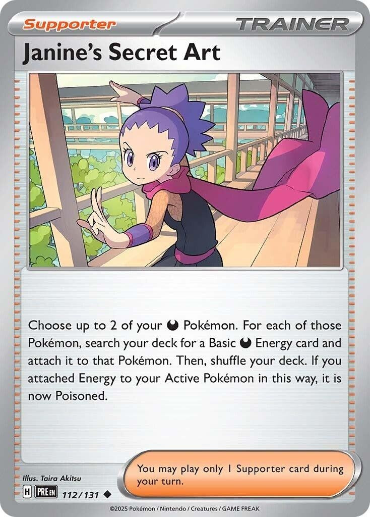 [112/131] Janine's Secret Art (SV: Prismatic Evolutions) — Panda Hobby