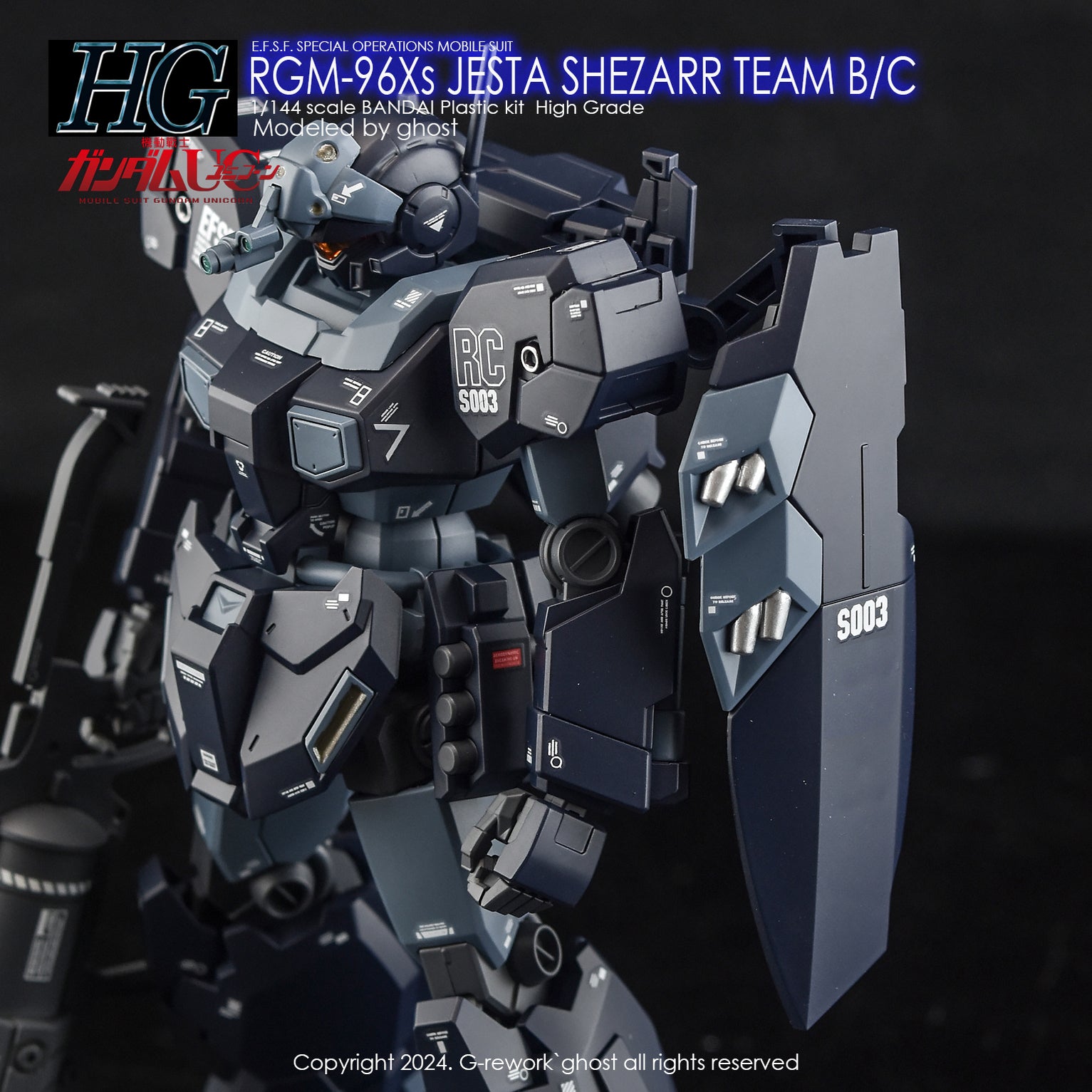 G-Rework Decal - [HG] RGM-96XS Jesta Shezarr Type Team B/C — Panda Hobby