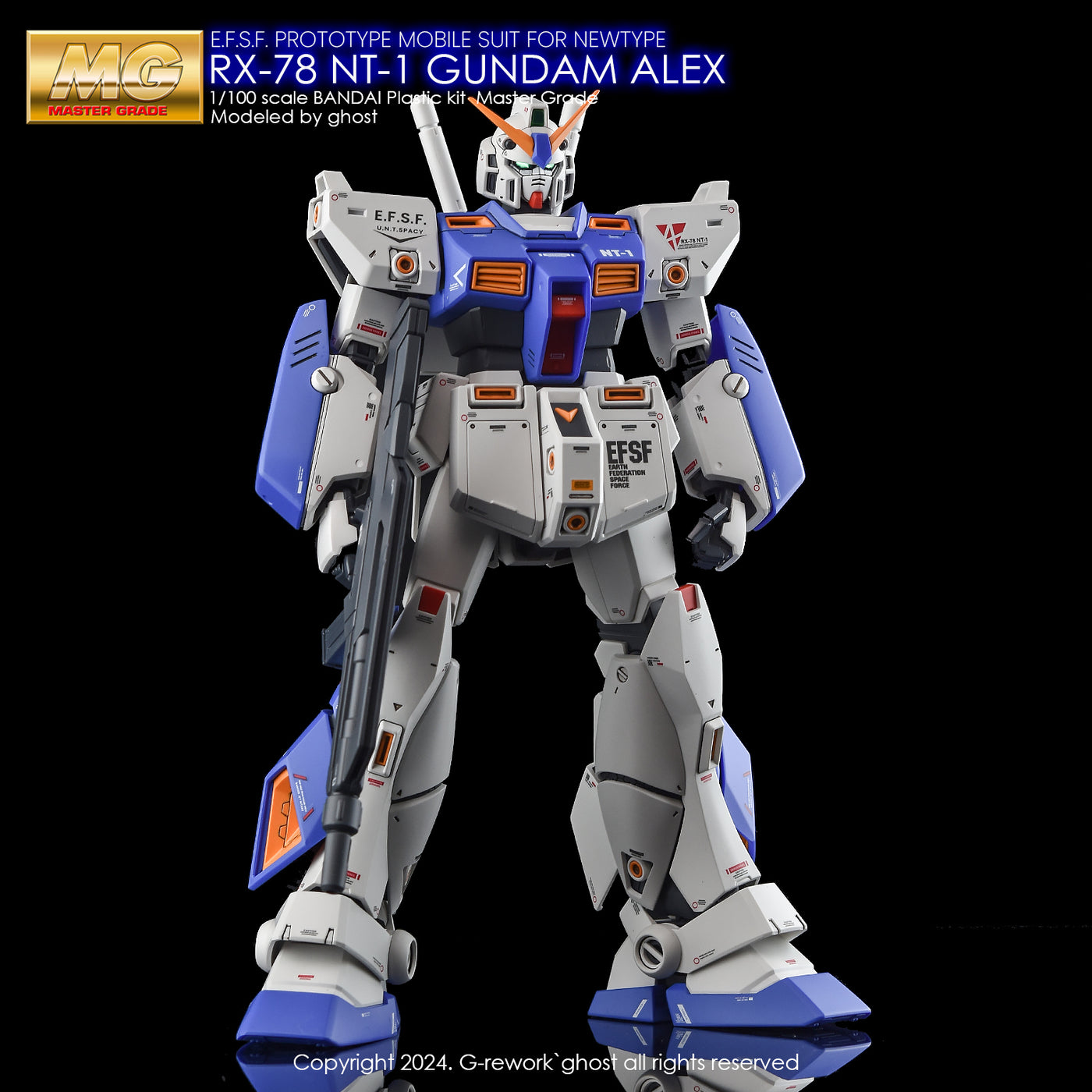 G-Rework Decal - [MG] RX-78 NT-1 Gundam Alex 2.0 — Panda Hobby