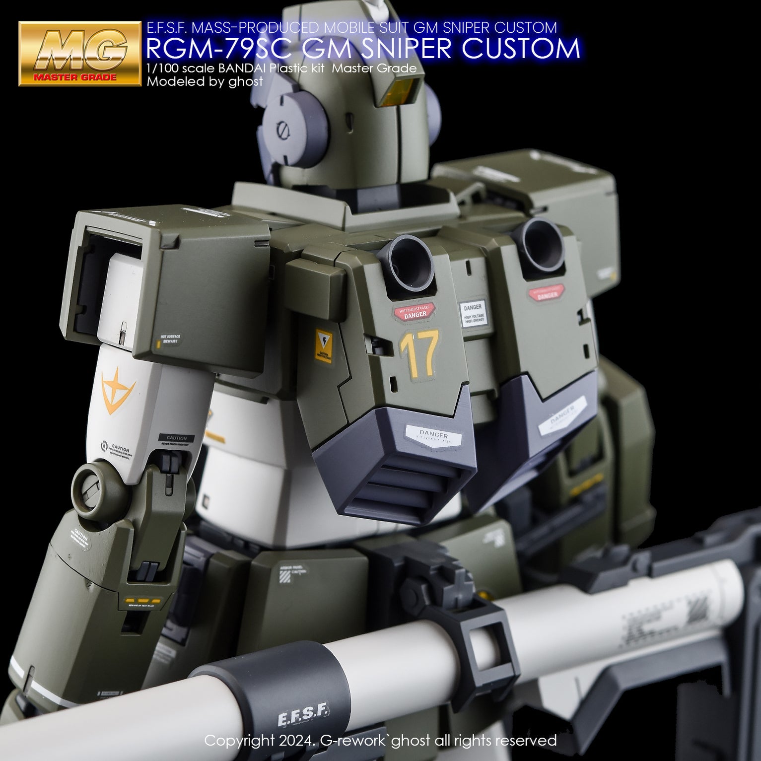 G-Rework Decal - [MG] RGM-79SC GM Sniper Custom — Panda Hobby