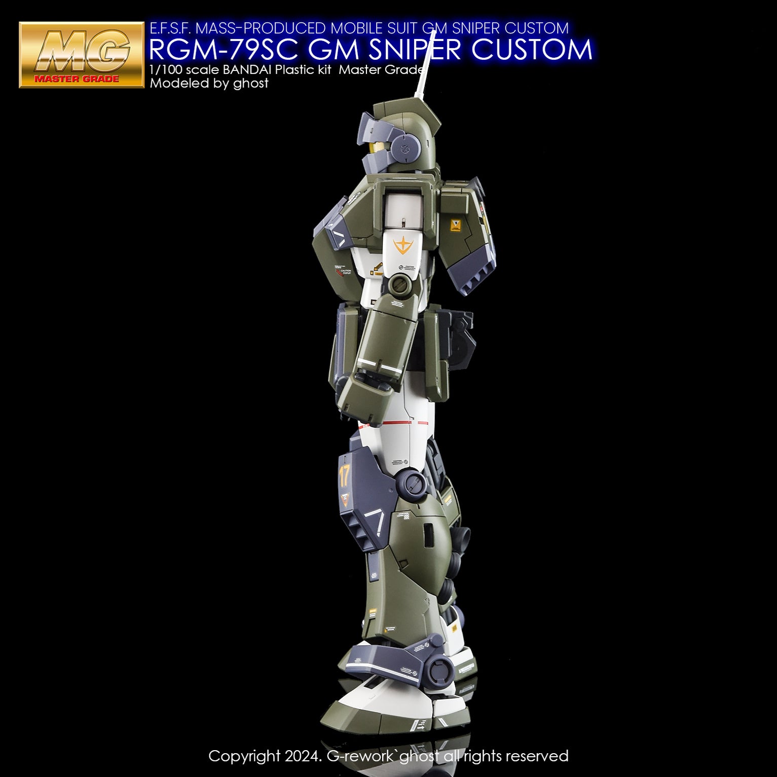 G-Rework Decal - [MG] RGM-79SC GM Sniper Custom — Panda Hobby