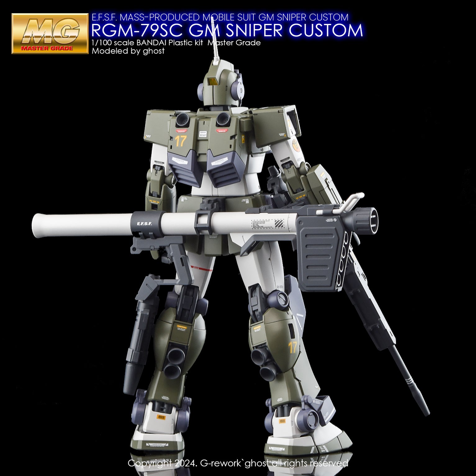 G-Rework Decal - [MG] RGM-79SC GM Sniper Custom — Panda Hobby