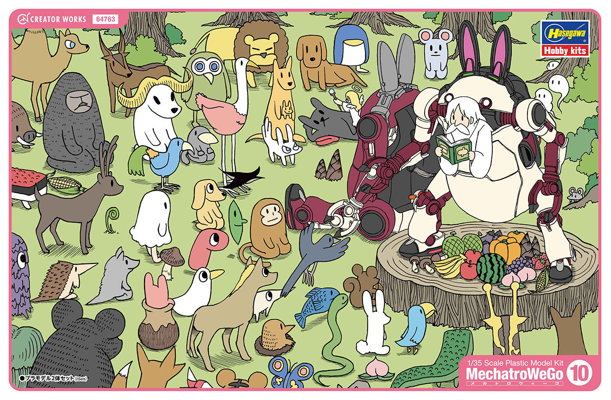 MechatroWego - No.10 Animal Retro & Azuki 1/35 — Panda Hobby