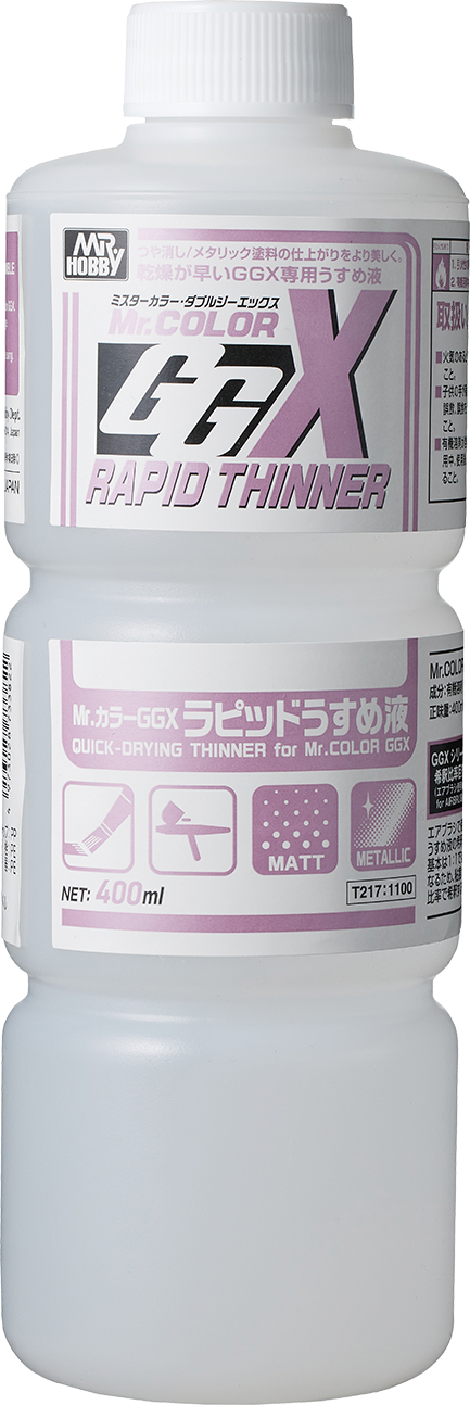 Mr Color T217 - GGX Rapid Thinner (400ml) — Panda Hobby