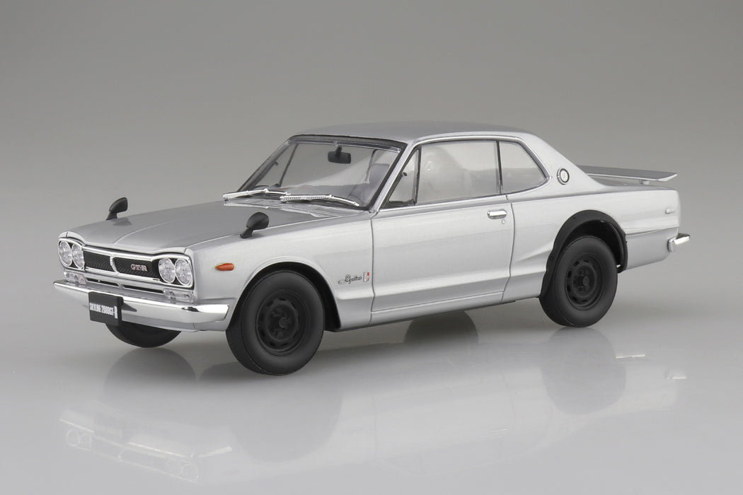 Nissan KPGC10 Skyline HT 2000GT-R 1970 Silver 1/24 — Panda Hobby