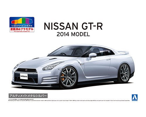 Nissan R35 GT-R '14 Ultimate Metal Silver 1/24 — Panda Hobby