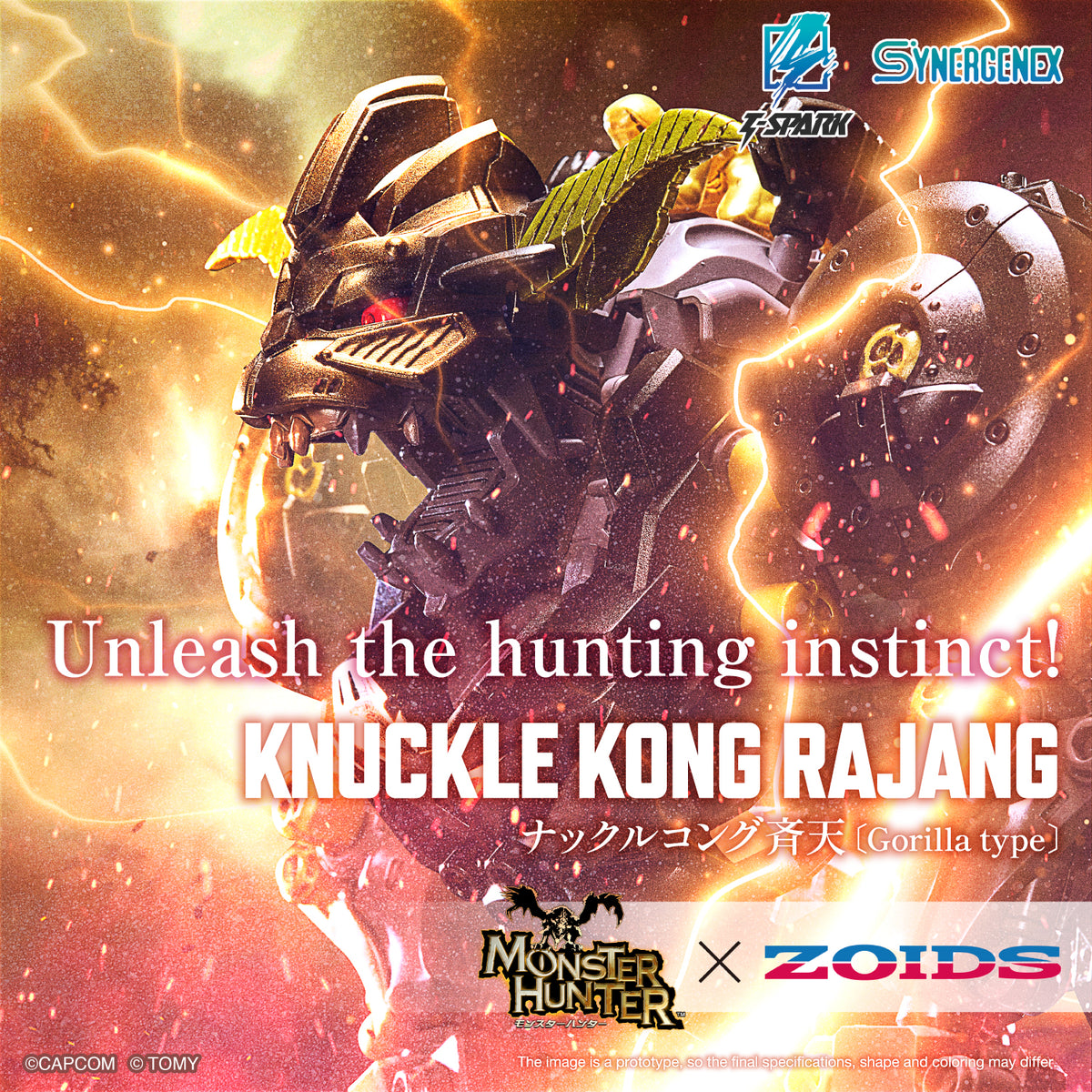 [Pre-Order][ETA Q1 2026] T-Spark - Knuckle Kong Rajang - Monster Hunte ...