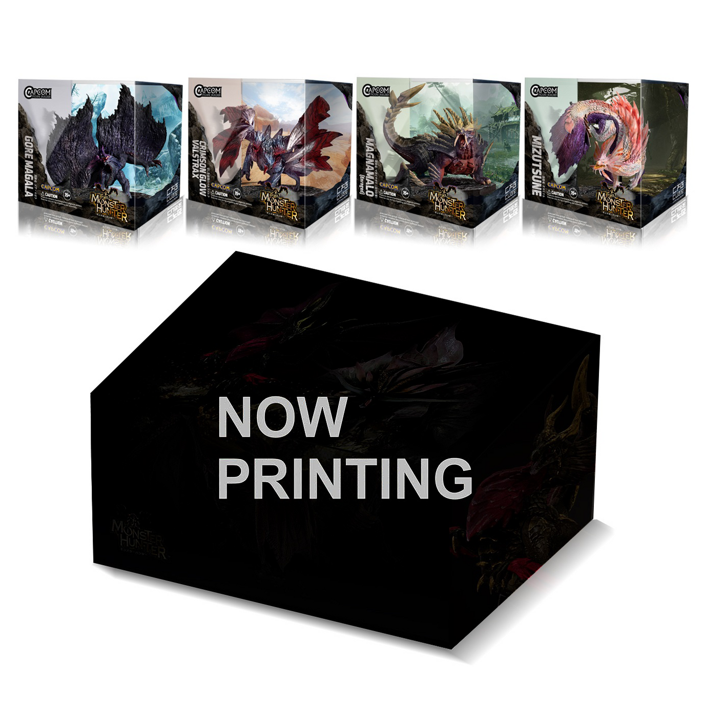 CFB Cube - 4 Pieces Box (Gore Magala/Crimson Glow Valstrax/Magnamalo ...