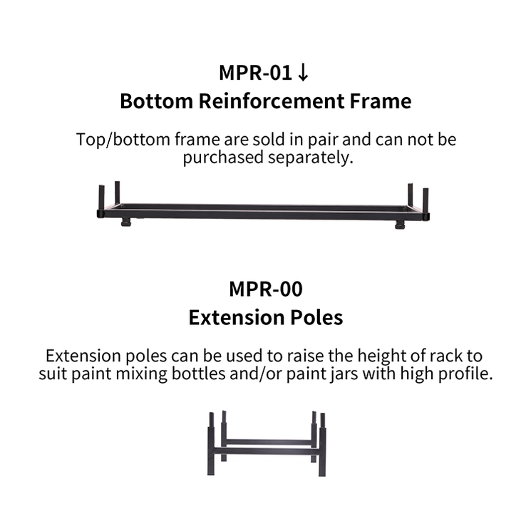 Dspiae MPR Desktop Mini Modular Paint Rack — Panda Hobby