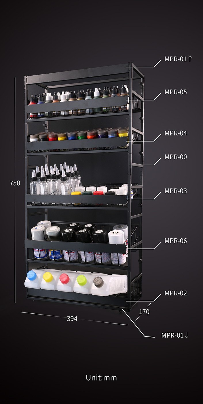 Dspiae MPR Desktop Mini Modular Paint Rack — Panda Hobby