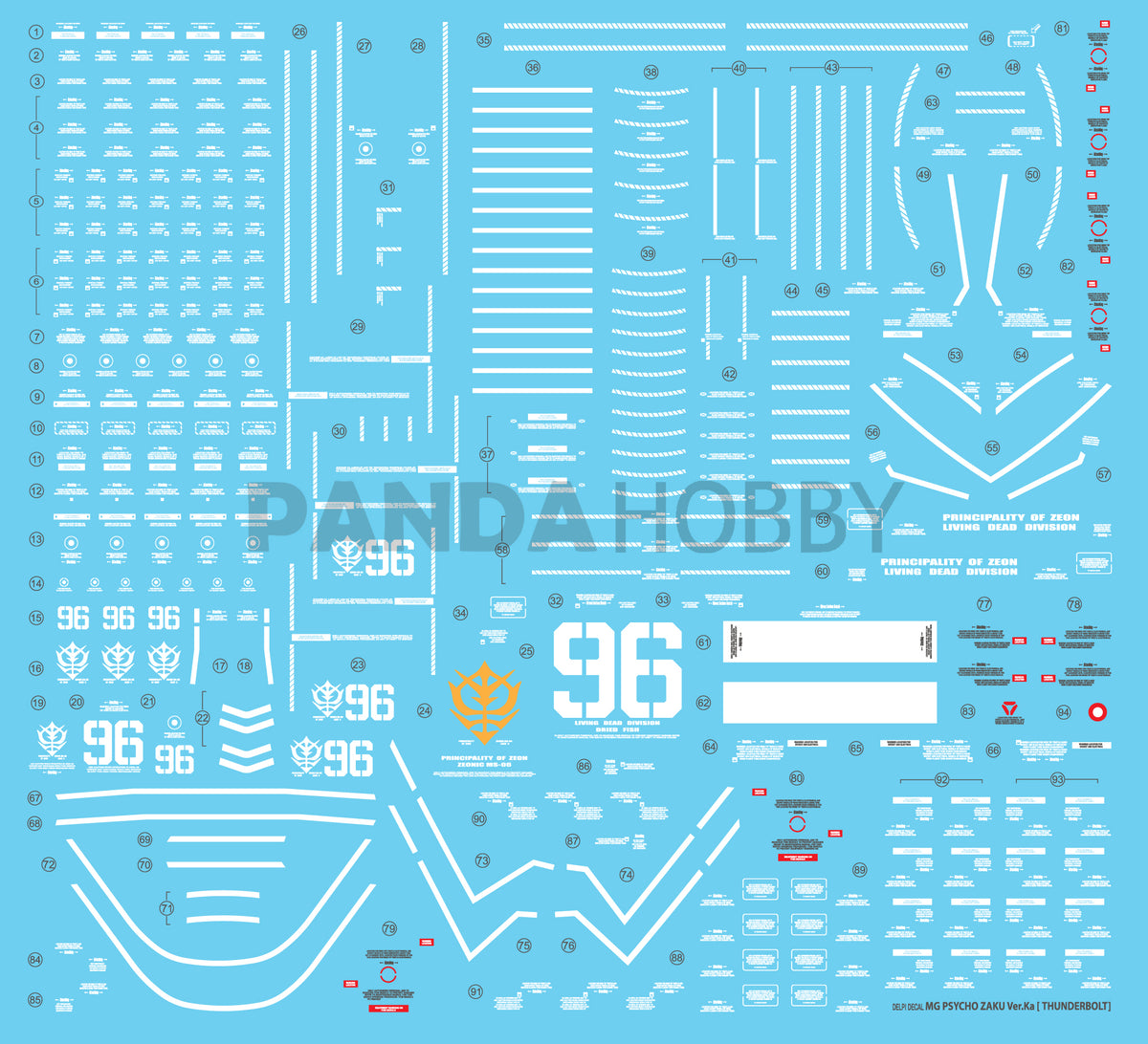 DD MG Psycho Zaku [Thunderbolt] Ver.Ka (Normal) — Panda Hobby