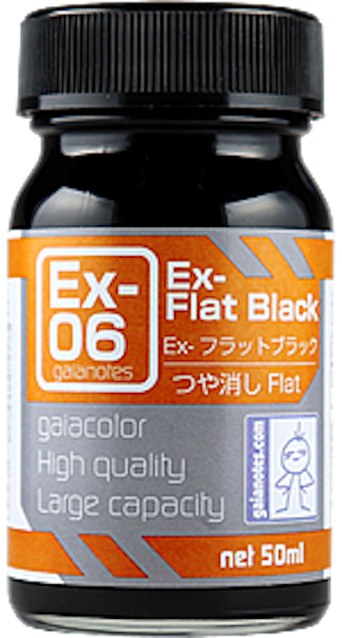 Gaianotes Ex Series - Ex-06 Ex-Flat Black — Panda Hobby