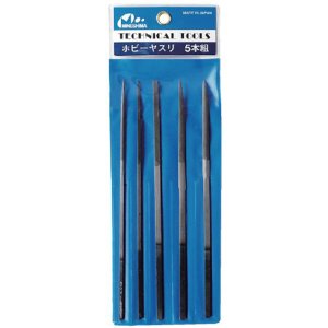 H-10B Angled File Set 5pcs — Panda Hobby