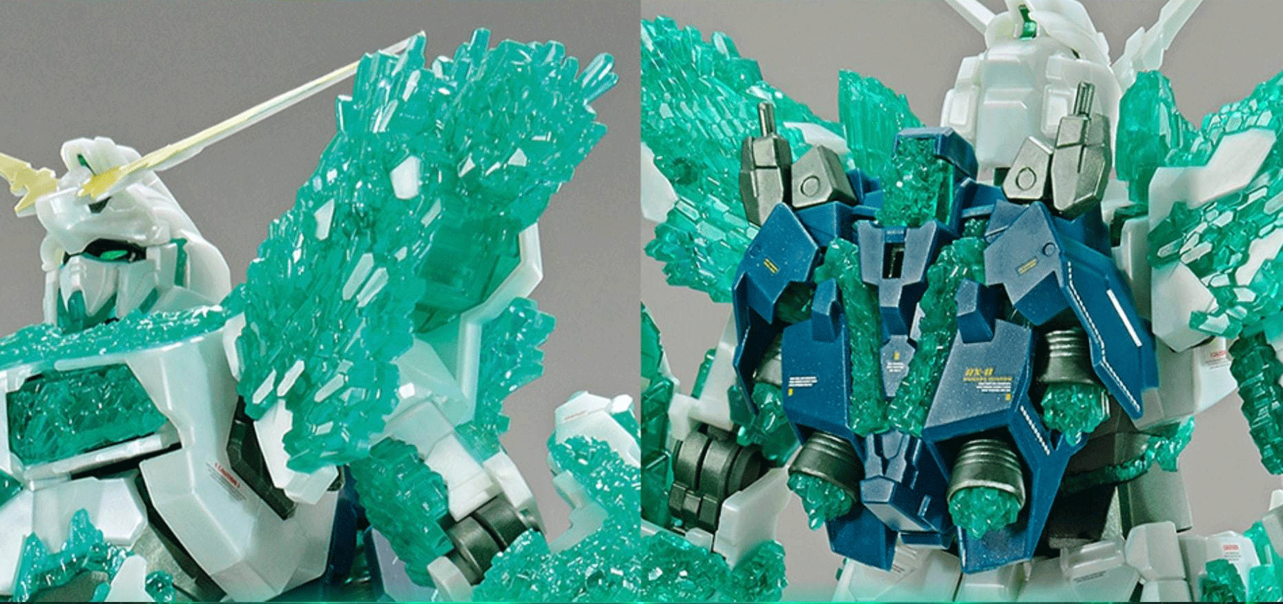 MG The Gundam Base Limited Unicorn Gundam (Luminous Crystal Body) 1/10 ...